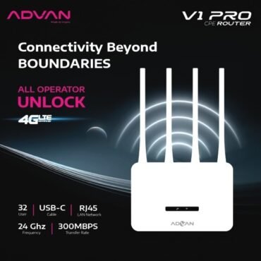 Modem + Router Wifi 4G LTE Advan CPE V1 PRO Unlock All Operator