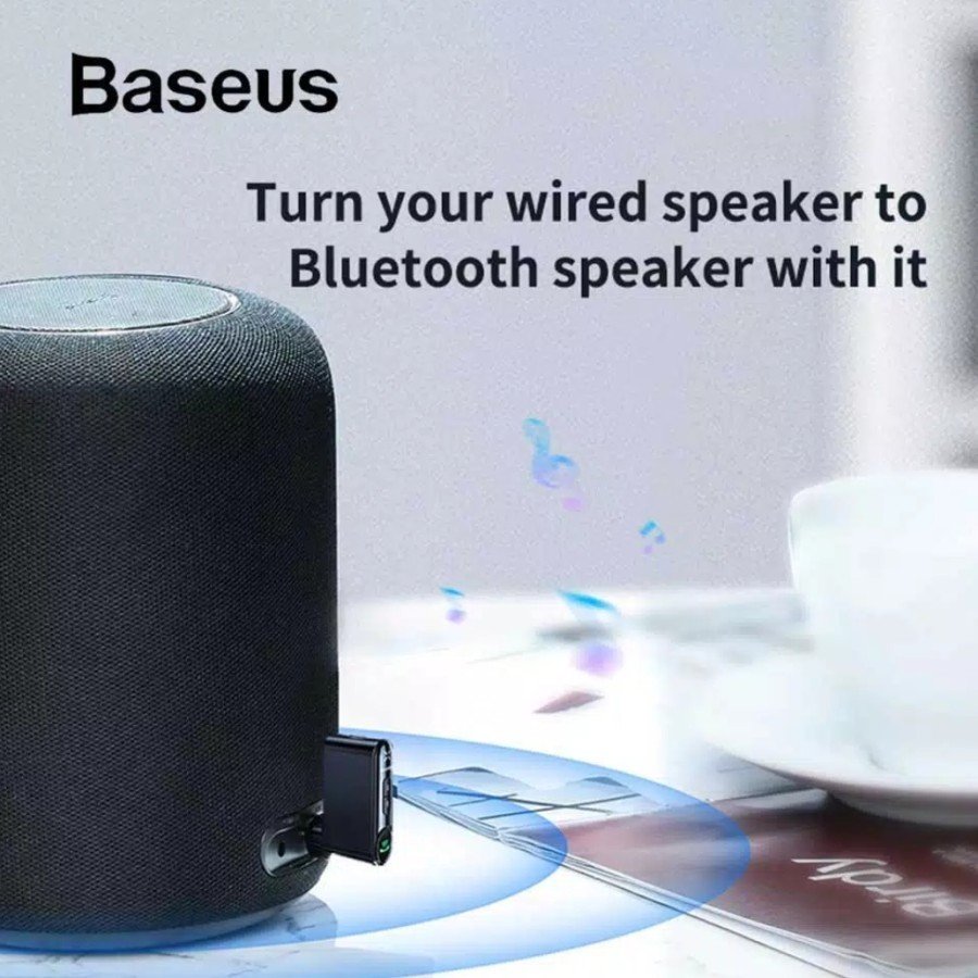 Baseus Car Bluetooth Receiver AUX 3.5MM Wireless Audio Receiver