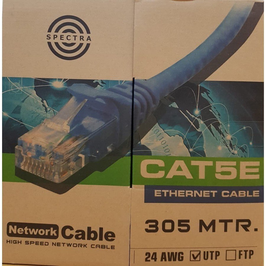 Kabel komputer data LAN cat 5e Outdoor FTP STP SPECTRA