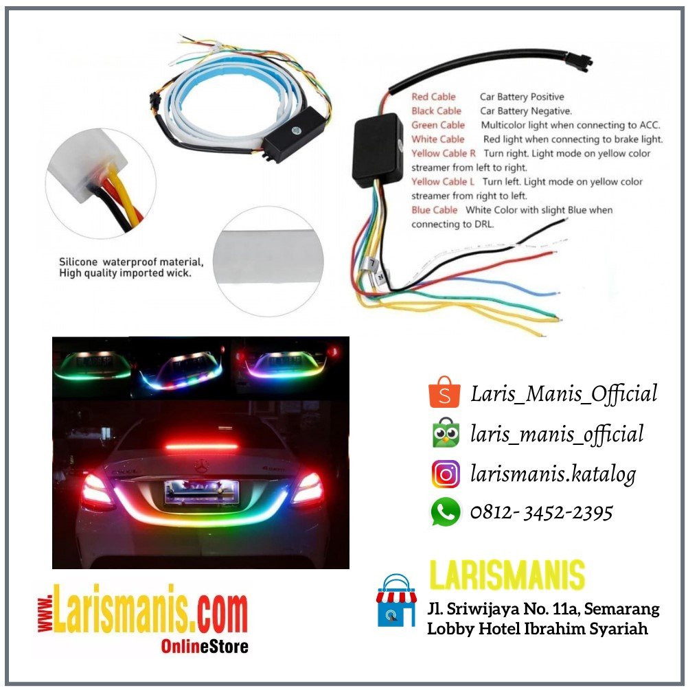 LED Strip Bagasi Mobil RGB LED Tail Light Flow 120cm - Led Bagasi