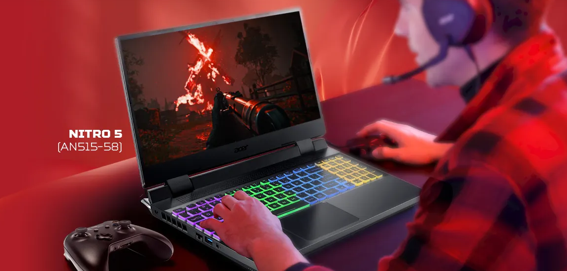 Acer Nitro AN515 58 78PT i7 1270H 16GB SSD 512GB RTX3050 W11+OHS